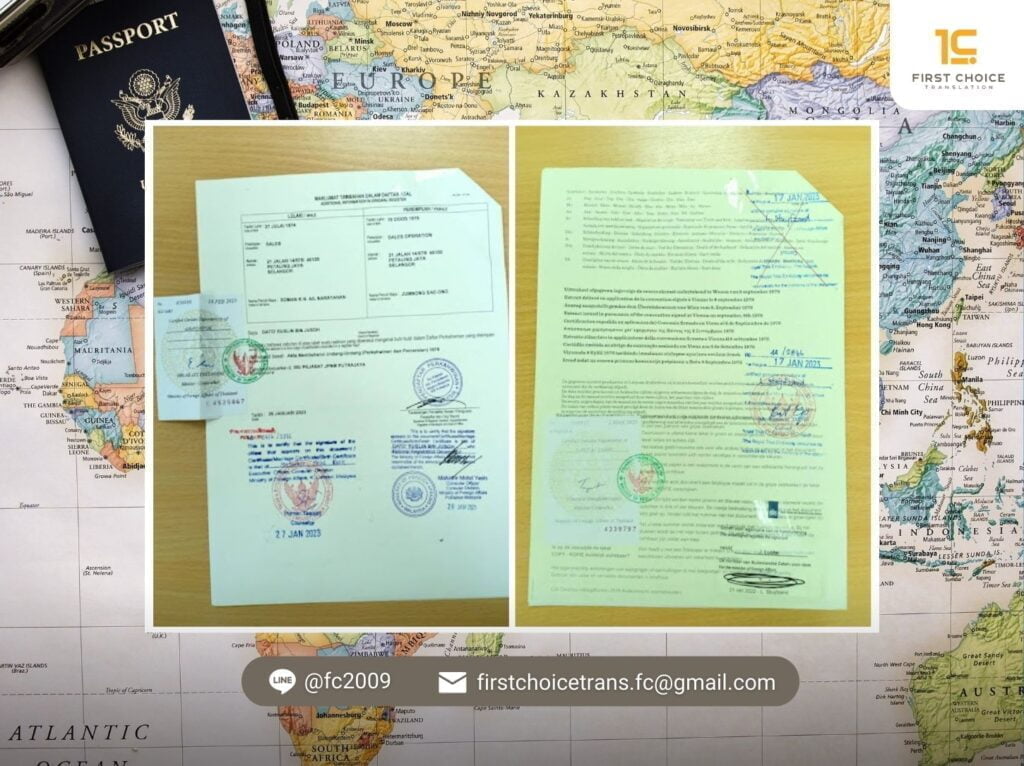 Document translation more 30 languages and Certified translation