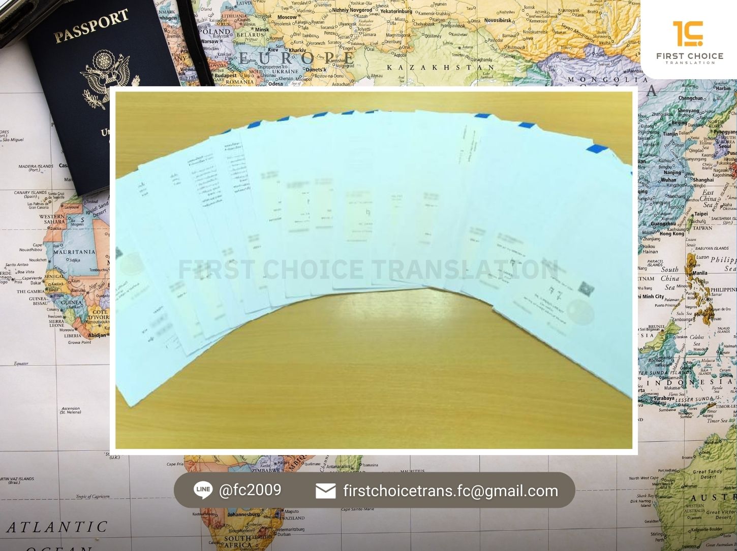 รับแปลบัตรต่างด้าว (Alien Identification Card) รับรองกงสุล