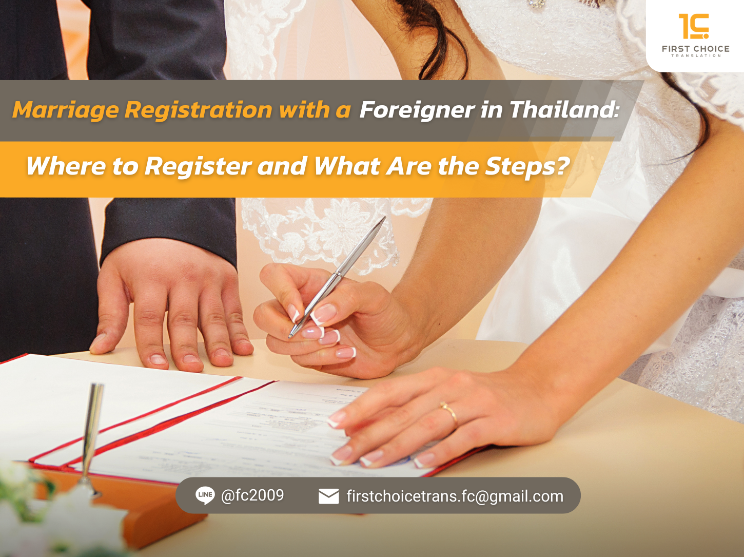 Marriage Registration with a Foreigner in Thailand